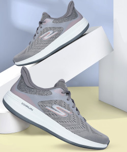 Skechers Skechers GO RUN PULSE 2 Running Shoes for Mens, Grey Orange ...