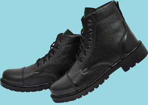 MAKEIT ARMY MILITARY SAFETY BOOT NCC SHOES Boots For Men - Buy MAKEIT ...