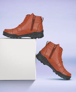 FRANZO Genuine leather comfat police shoes For Men - Buy FRANZO Genuine ...