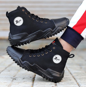 Zixer CAPER High Top Men Sneakers Anti Slip Sole/Funky Sneakers Casual ...