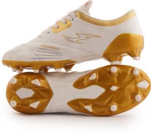 Axpro CR7 White PU Turf and Hardground TPU Sole Lightweight Football ...