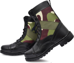 Para Commando Combat DMS Genuine Leather Army Boot For Men Boots For ...