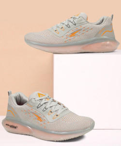 asian Crystal-05 Grey Running Shoes for Men I Sport Shoes for Boys with ...