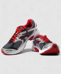 PUMA Axis Ii Running shoes For Men - Buy Black, Silver, High Risk Red ...