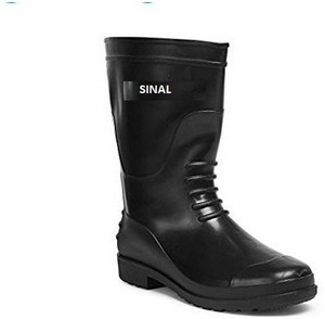 SINAL Lightweight Gum Boots Standard Steel Safety Shoes Size - 8 Boots ...
