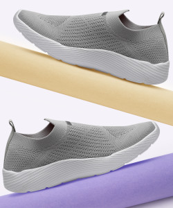 asian Wind-01 Grey Sports,Walking,Gym,Training,Casuals, Walking Shoes ...