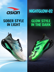 asian Asian Glow in the Dark sneakers Technology with Memory Foam ...