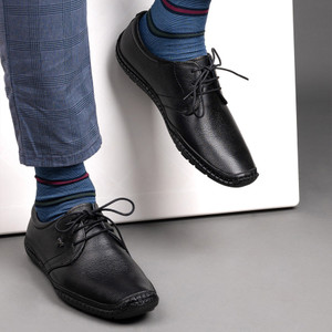 one8 by Virat Kohli Men's Premium Leather Lace-up Formal Shoes Derby ...