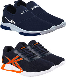 BRUTON Combo Pack of 2 Sports Shoes Running Shoes For Men Running Shoes ...