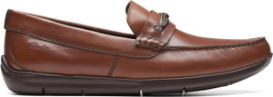 CLARKS Clarks Karlock Trim British Tan Lea Loafers For Men - Buy CLARKS ...