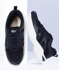HRX by Hrithik Roshan HRX by Hrithik Roshan Men Navy Blue Woven Design ...