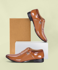 Bantox Patent Formal Special Event Stylish Lace Up Shoe For Men Lace Up ...