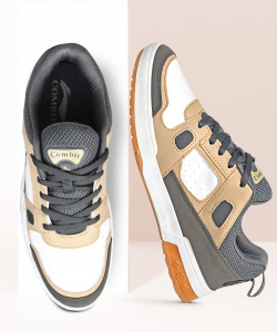 Combit ROYCE-01_WHITE/BEIGE Lightweight/Comfortable,Trendy Sneakers For ...