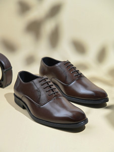 INVICTUS INVICTUS Men Solid Colour Oxford Formal Lace Up Shoes Oxford ...