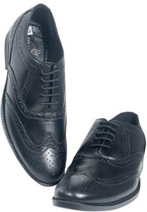 BELLMANCO Men's Italian Leather Wingtip Brogue Handmade Formal Lace Up ...