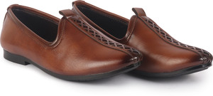 FAUSTO Ethnic Slip On Stripe Juttis and Mojaris for Wedding|Traditional ...