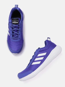 ADIDAS ADIDAS Men Blue Woven Design Classigy Running Shoes Running ...
