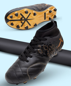 VECTOR X Blaze 5.0 Pro With Ankle Rib Soccer Studs Synthetic Leather ...