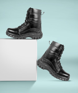 Para Commando LEATHER COMBAT ARMY BOOT SHOES FOR MEN/ ARMY SHOES/COMBAT ...