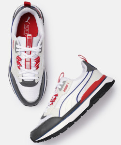 PUMA Puma Unisex White R78 Trek Sneakers Running Shoes For Men - Buy ...