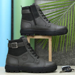 NEW LIMITS THOR High Ankle Zipper Biker Shoes | Trekking | Hikking ...