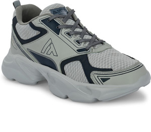 ALBERTO TORRESI ALBERTO TORRESI GREY LACEUP SPORTS SHOES Walking Shoes ...