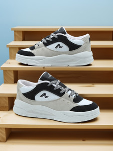 Adeboy Men's Lightweight and Comfortable Lace-Up Skateboard Shoes ...