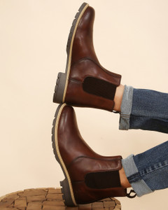 yoho Yoho Chelsea Leather Boot for Men| Premium crust leather | lined ...