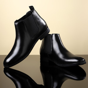 Zixer Formal Trendy Chelsea Slip-On Boots/Hiking Riding Chalsi Shoe ...