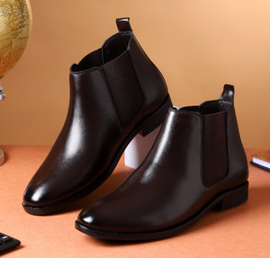 Zixer Chelsea Slip-On Formal Boots/Trendy Premium Stylish Chalsi Shoes ...