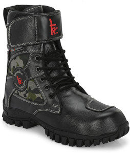 kavacha Bullet (8 inch) Bike riding /Motorcycle boot/ biker boots Boots ...