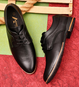 Advick Genuien Leather Men's Office Use Formal Lace Up Derby Shoes For ...
