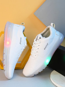 Bootco Led Shoes Boys Casual White light Wale Jute Dancing or Party ...