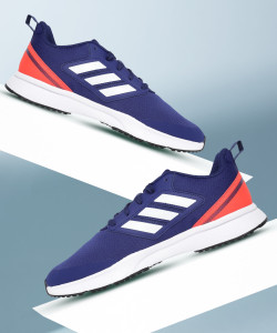 ADIDAS ADIDAS Men Blue Woven Design Stunicon Running Shoes Running ...