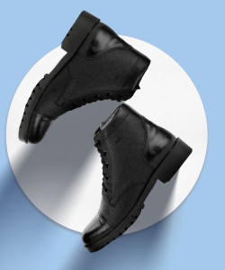 Para Commando Genuine Leather Safety Army Military Boot Shoe with Steel ...