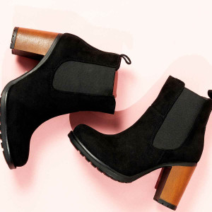 ROCIA Regal By Rocia Black Women Suede Boots Boots For Women - Buy ...