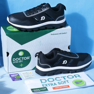 DOCTOR EXTRA SOFT Memory Foam Running Shoe with EVA Sole Sports ...