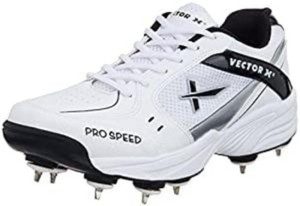Svaan ector X Pro Speed Cricket Shoes (White/Black/Silver) Cricket ...