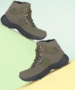 LIBERTY Freedom by Liberty SHIKHARPRM Green Mens Lace-up Casual Boot ...