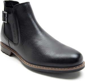 THOMAS CRICK Premium Leather Pull Tab Elasticated Side Cushioned Insole ...