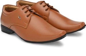 Rising Wolf Pure Syntethic Leather Formal Derby For Men - Buy Rising ...