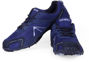 NIVIA Marathon Training & Gym Shoes For Men - Buy Blue, Black Color ...