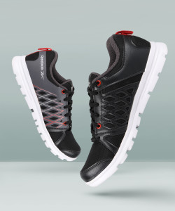 REEBOK PULSE RUN XTREME LP BLACK ASHGRY REDRUS Running Shoes For Men ...