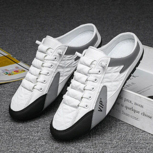 BLENKO Half Back Open Backless Footwear, Lace Up Outdoor Casual ...
