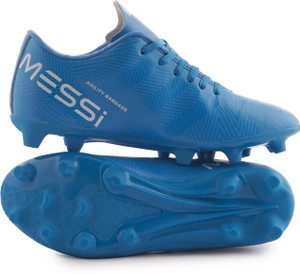 MESSI Blue Synthetic TPU Sole Football Studs Shoes For Men Football ...