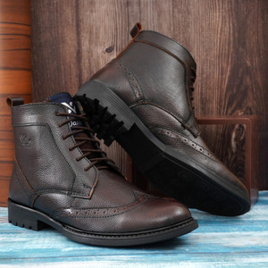 Warnex Brogues Boot Genuine Leather for Men Brogues For Men - Buy ...