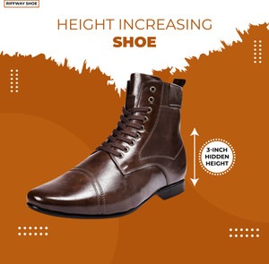 Fasczo Fasczo -Men's 3.5 Inch Hidden Height Increasing Casual Lace-ups ...