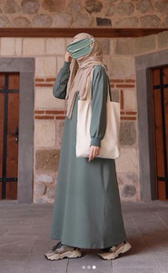 maabaya Polyester Self Design Abaya With Hijab Price in India - Buy ...