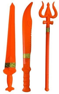 Vidhyapati Plastic Khanjar, Trishul & Sword Toys for Kids/Hand Weapon ...