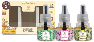Ekam Pack of 3 Scented Air Freshener Plug-In Refill Rose, Lemongrass ...